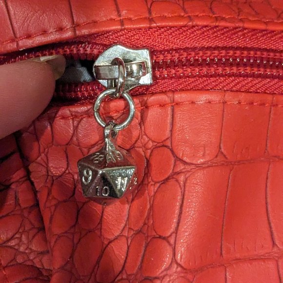Think Geek | Bags | Rare Thinkgeek 26 Red Dragon Scale Vegan Leather ...
